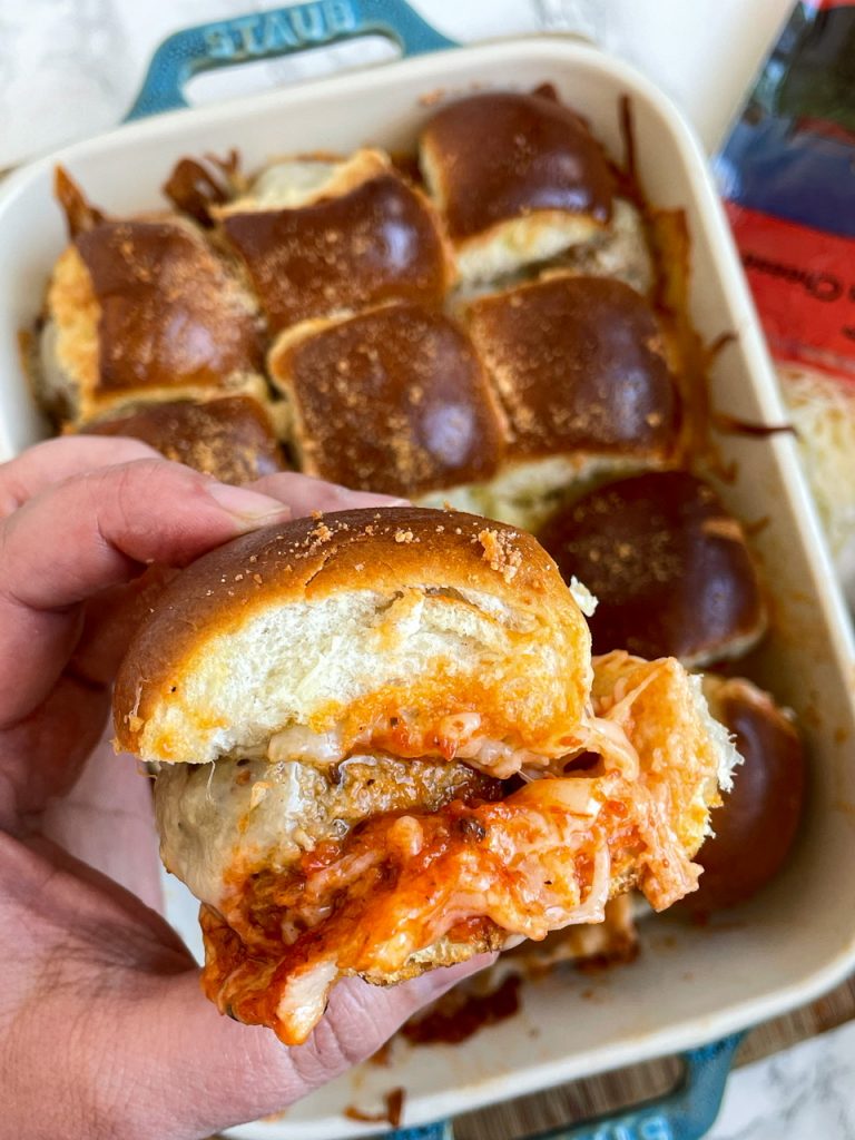 Cheesy Meatball Sliders by Erin Aronowitz - FoodSocial