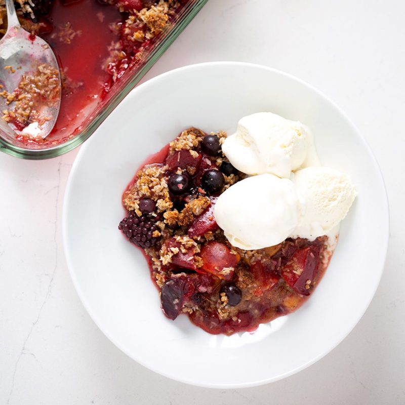 Summer Fruit Crisp (AIP) by Beth Blends - FoodSocial