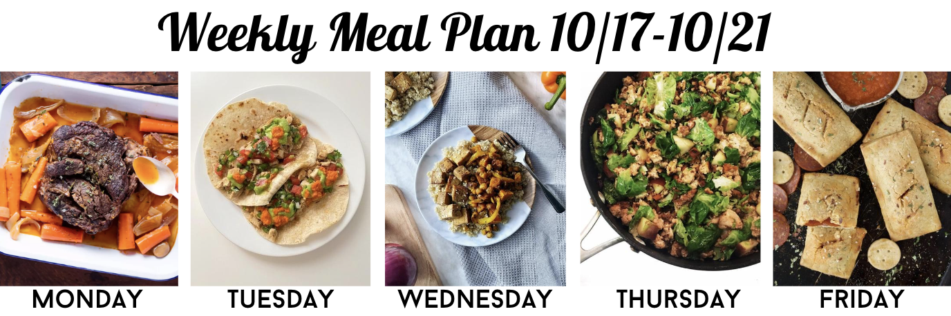 October 2022 Weekly Meal Plans - FoodSocial
