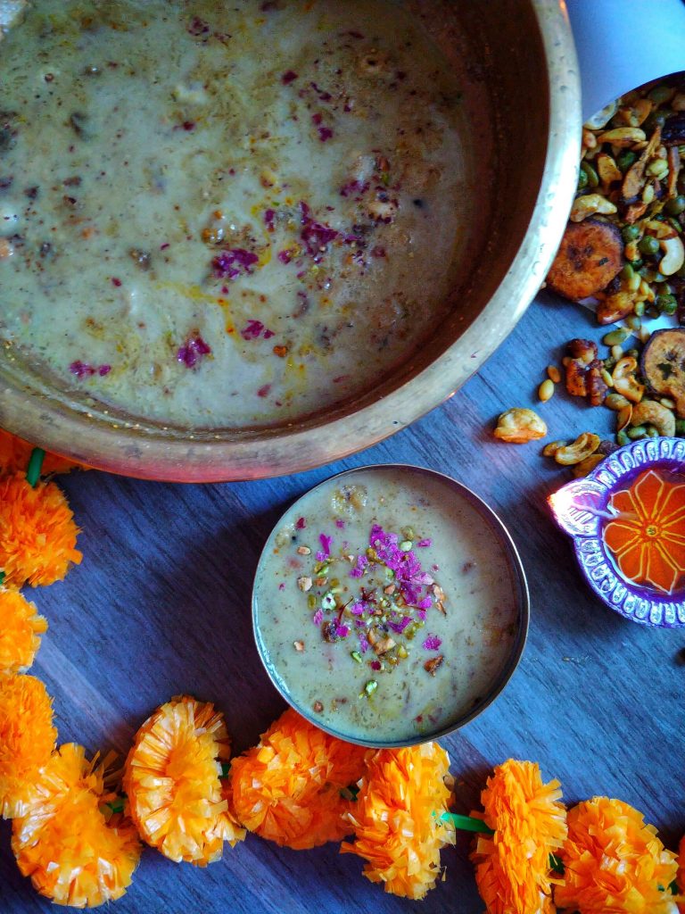 Fox Nut Pudding (Kheer) by Masala Paleo - FoodSocial