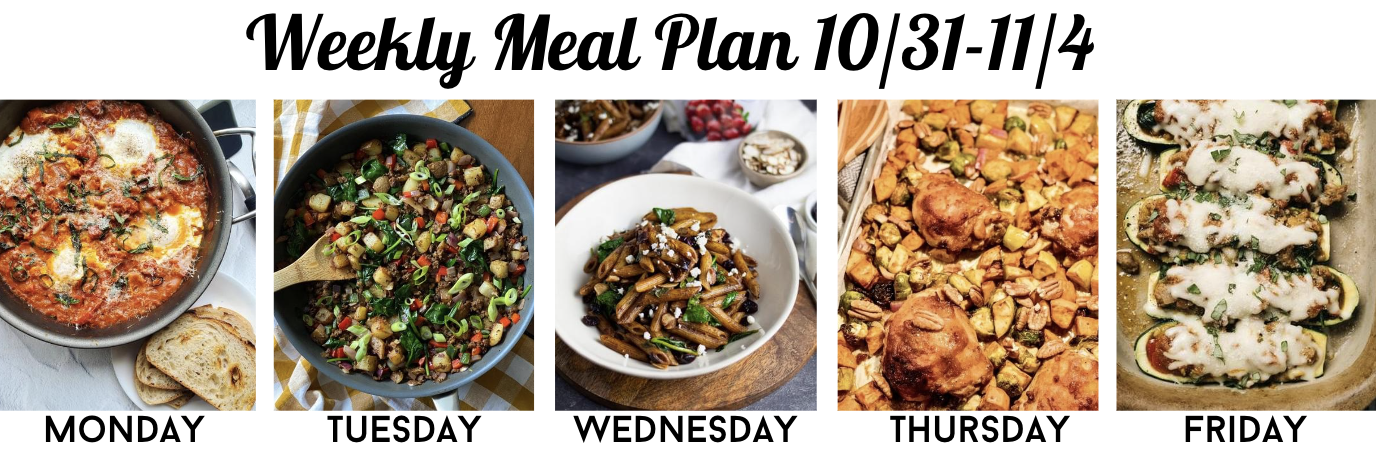 November 2022 Weekly Meal Plans - FoodSocial