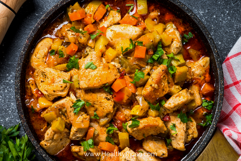 Savory Chicken Stew by Healthy Rican - FoodSocial