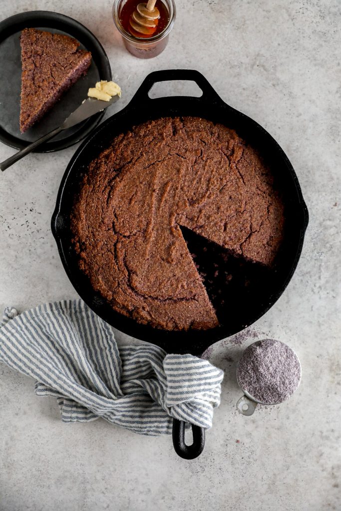 Gluten-free Blue Corn Cornbread by Jessi - FoodSocial