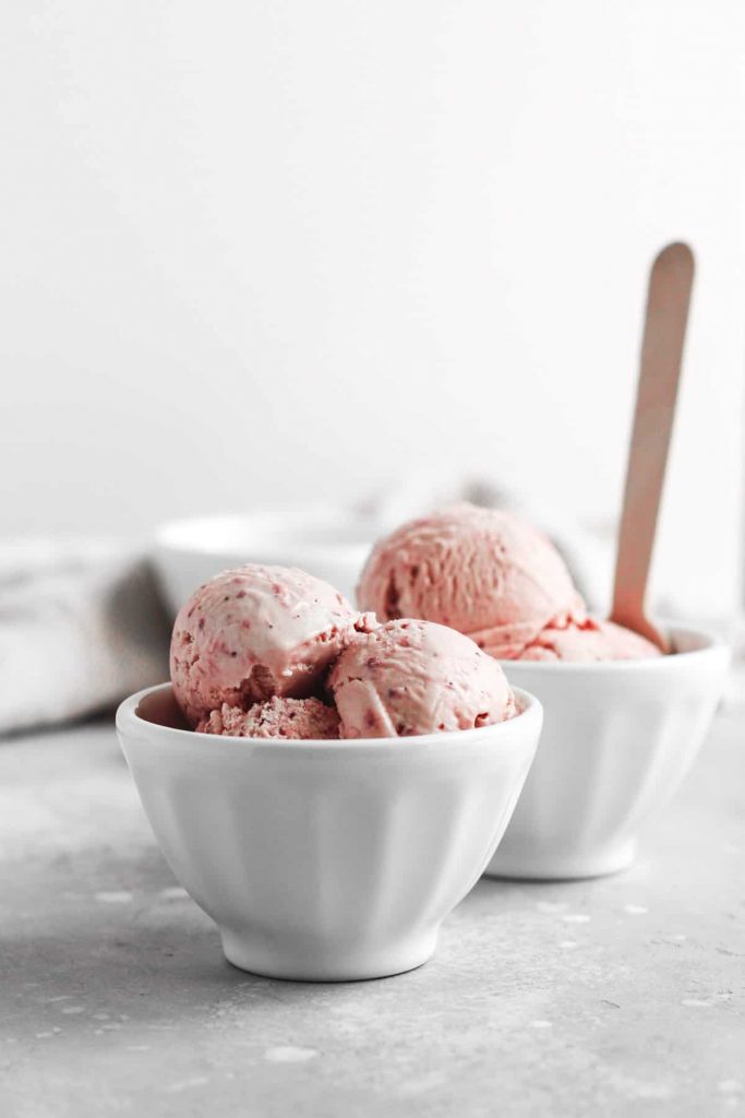 Roasted Strawberry Vanilla Ice Cream by The Sweet Occasion - FoodSocial
