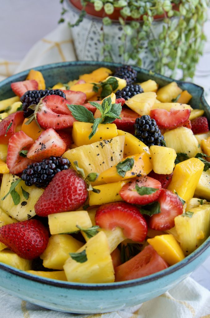 Marinated Fruit Salad by Back Porch Paleo - FoodSocial