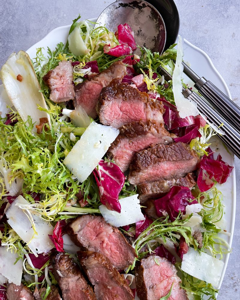 Seared Tri-Tip with Frisée Salad and Sherry Vinaigrette by Primal ...
