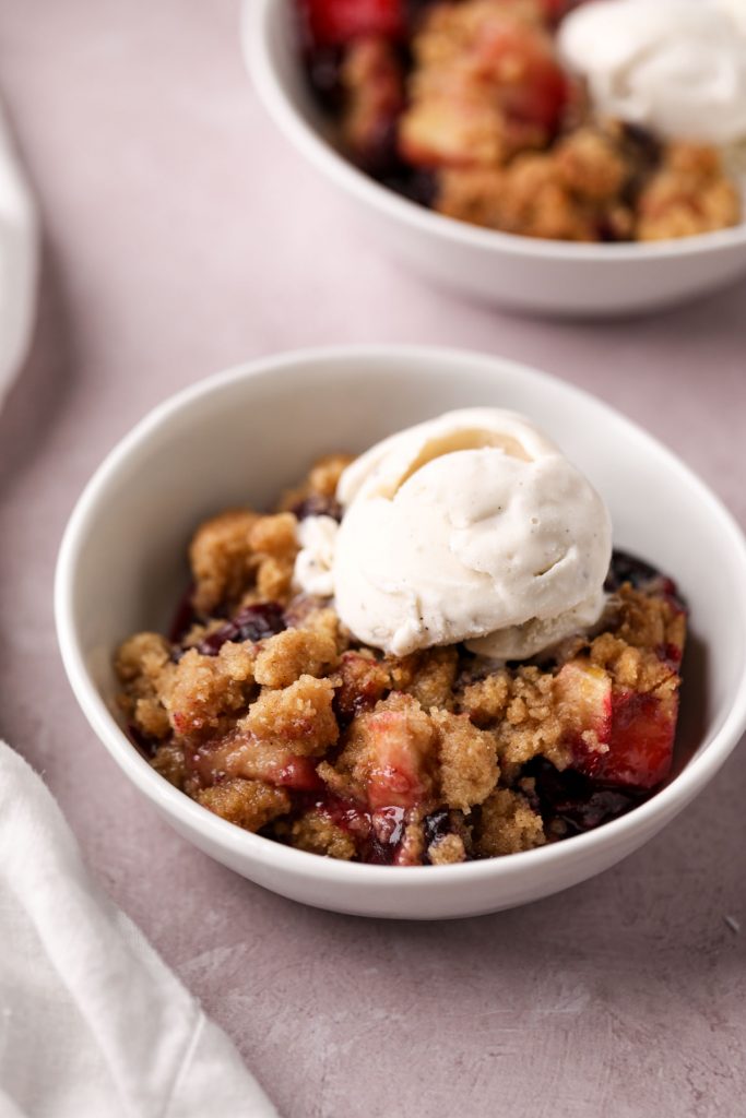 Cherry Apple Crumble by The Sweet Occasion - FoodSocial