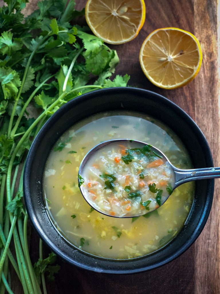 Lemon Coriander/ Cilantro Soup by Priyanka Nadkarni - FoodSocial