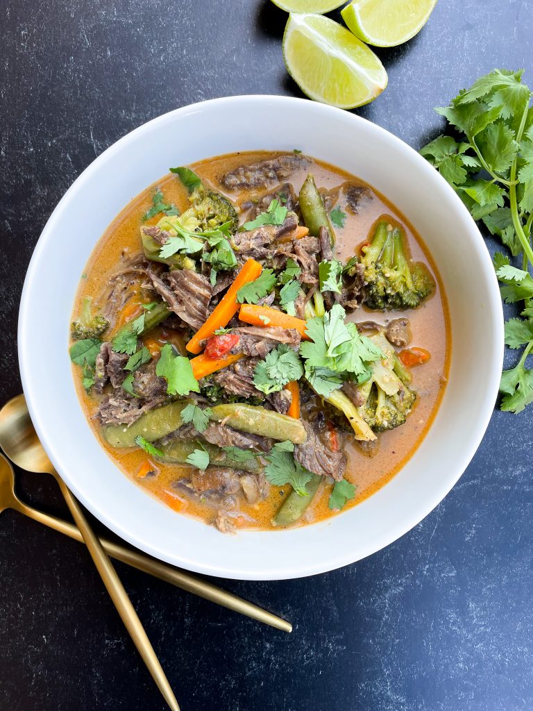 Instant Pot Red Curry Beef Roast by Spoons N Spices - FoodSocial