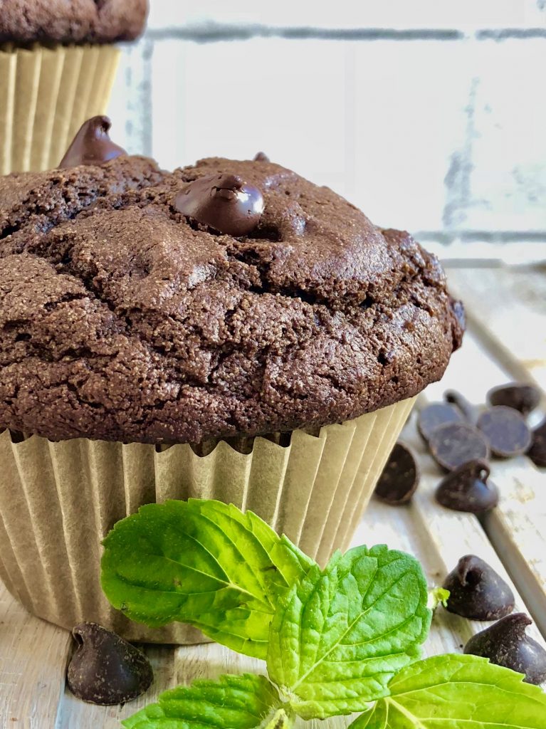 Paleo Mint Chococate Muffins by Back Porch Paleo - FoodSocial