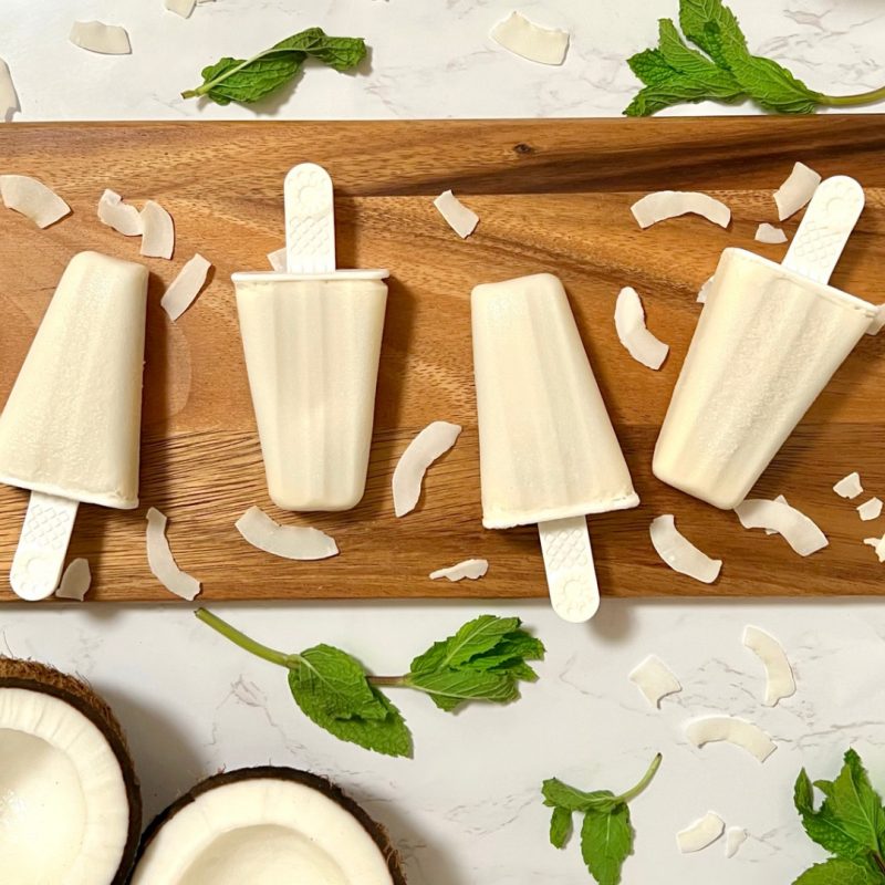 Limber de Coco Popsicles by Made With Sazon - FoodSocial