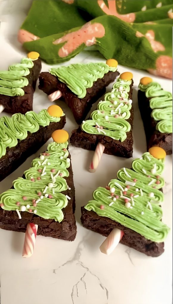 Christmas Tree Sweet Potato Brownies (gluten & dairy free) by ...