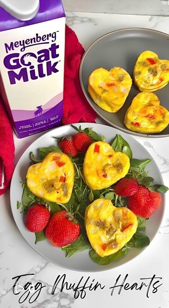 Egg heart muffins by colleenshealthylife - FoodSocial
