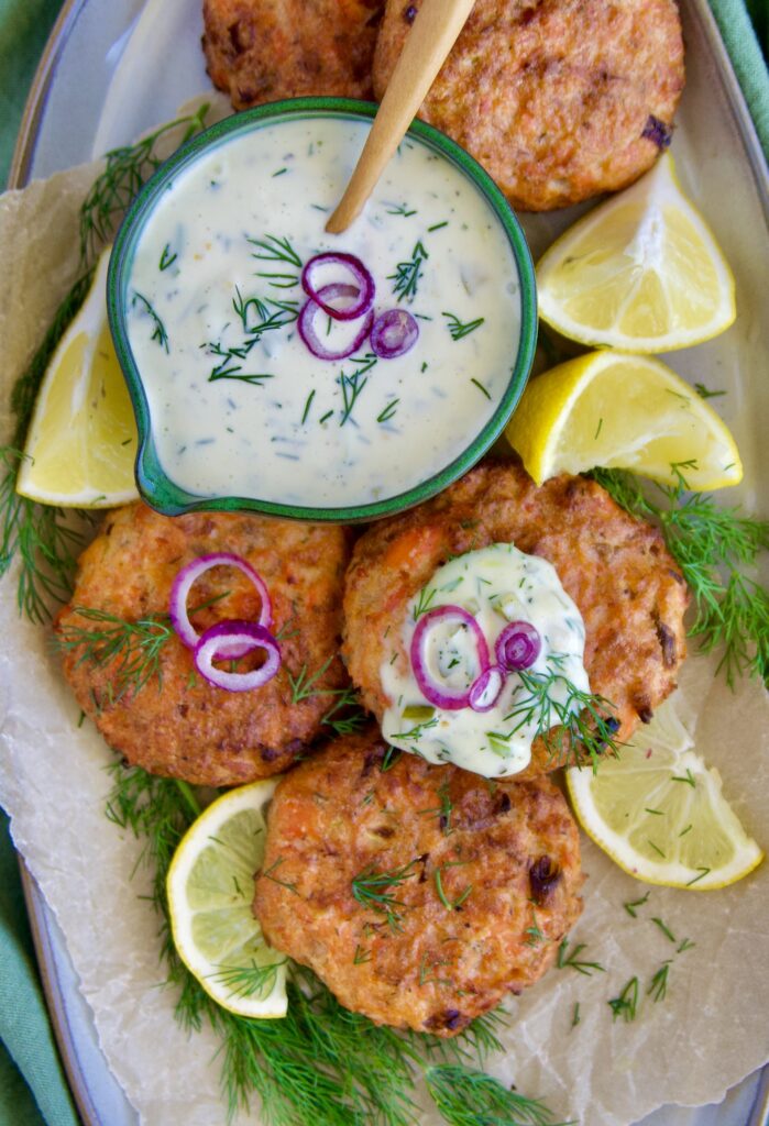 Dilly Salmon Patties (Paleo/Whole30/Gluten Free) by Back Porch Paleo ...