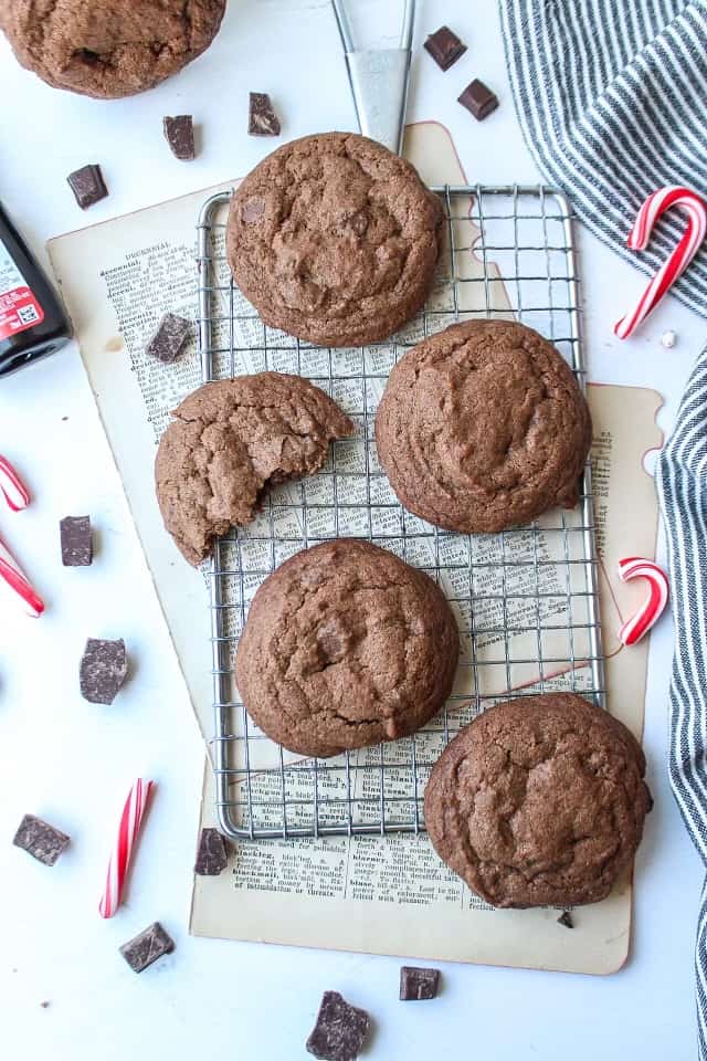 Chewy Chocolate Peppermint Cookies by Morgan Peaceman - FoodSocial