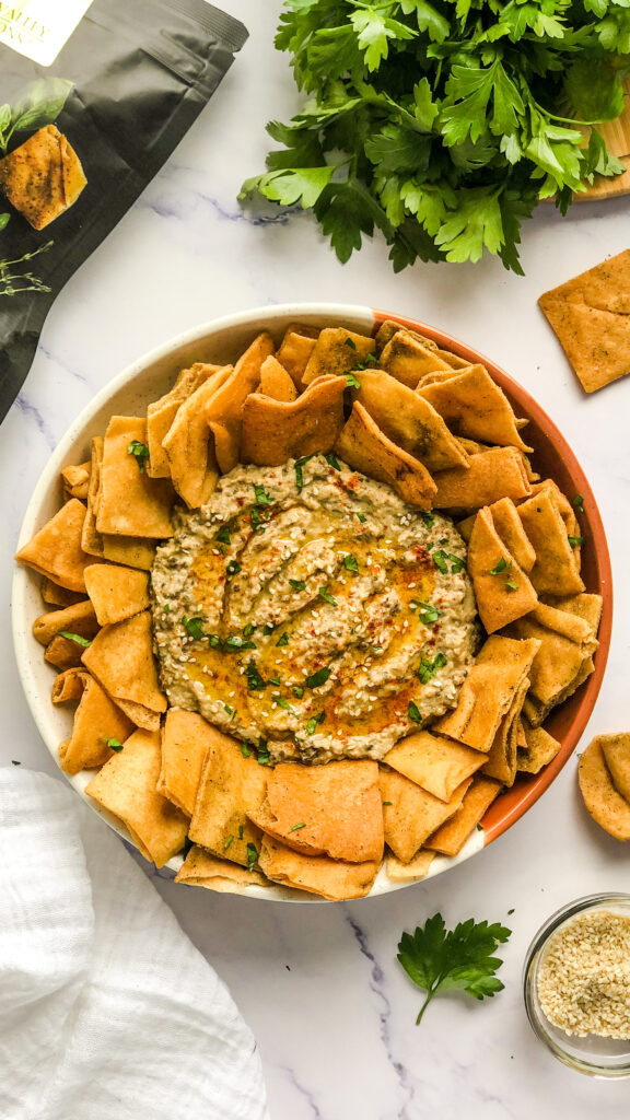 Baba Ghanoush (Roasted Eggplant Dip) by Priyanka Nadkarni - FoodSocial