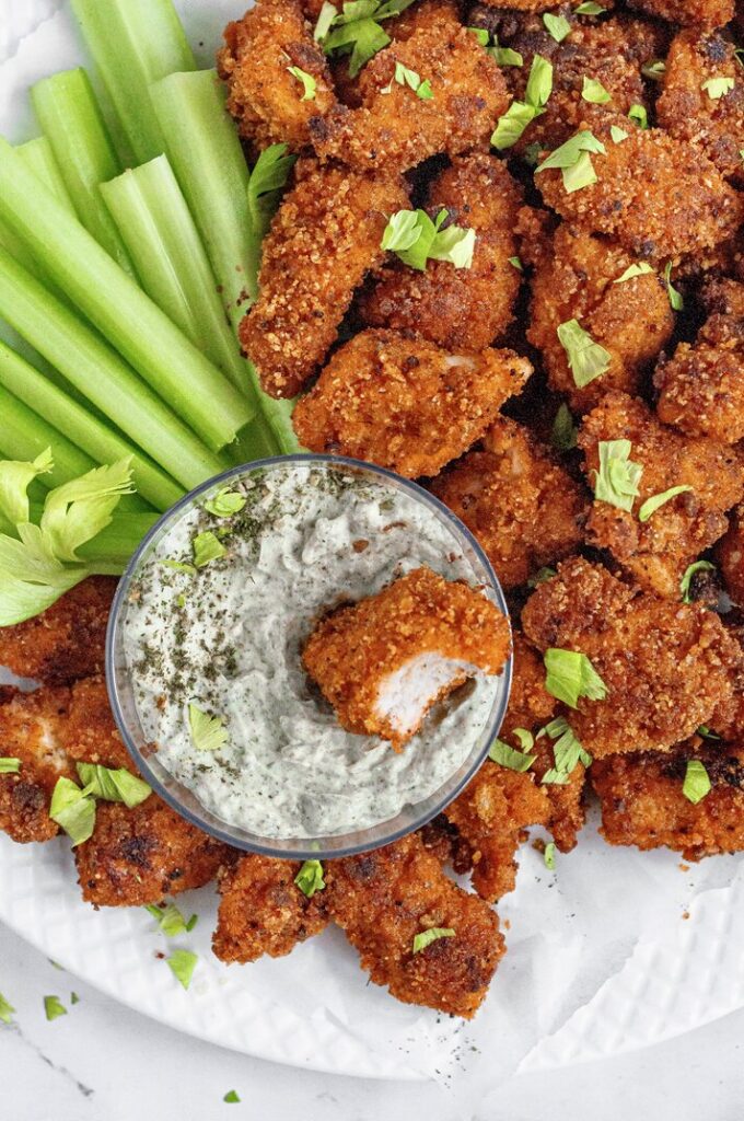 Cheeto Ranch Chicken Bites by Caked By Katie - FoodSocial