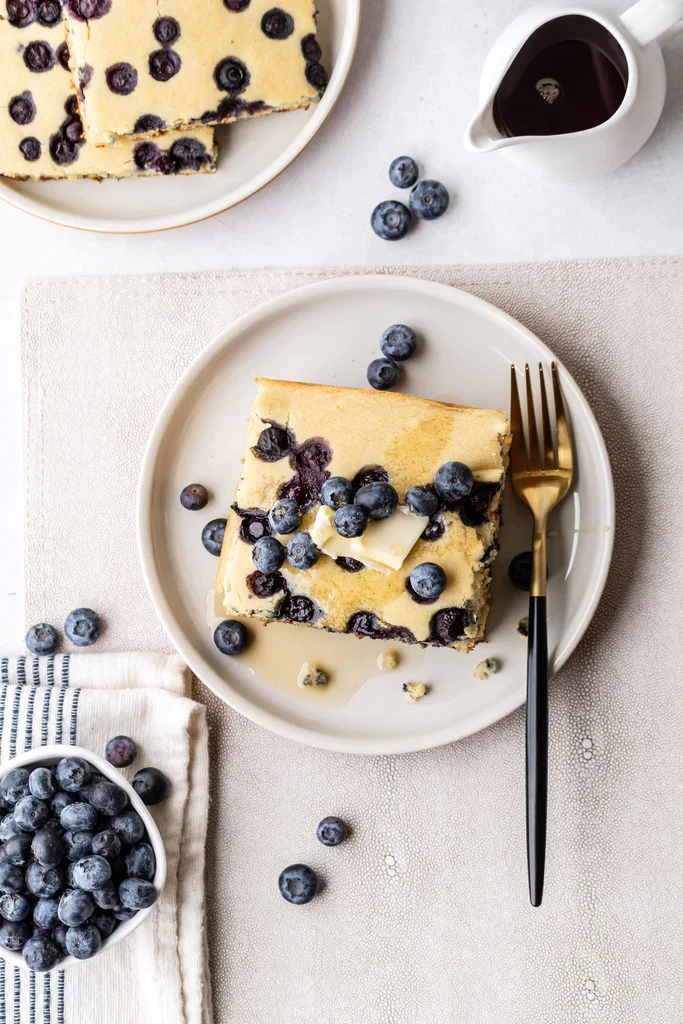 Grain-Free Blueberry Sheet Pancake by Otto's Naturals - FoodSocial