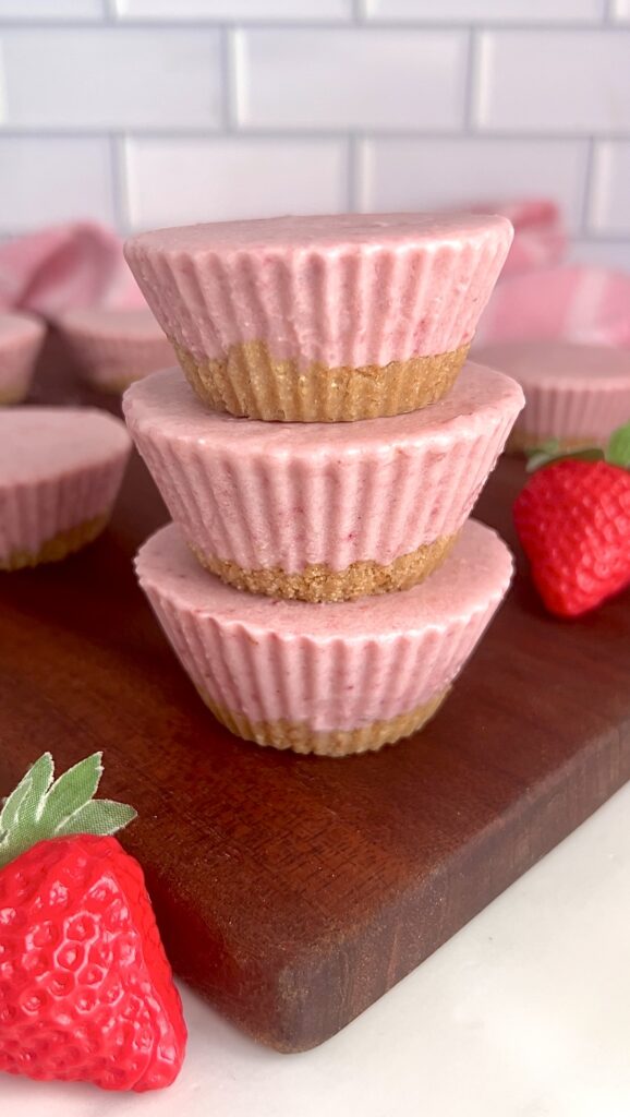 Dairy Free Strawberry Lemon Cheesecake Cups by colleenshealthylife ...