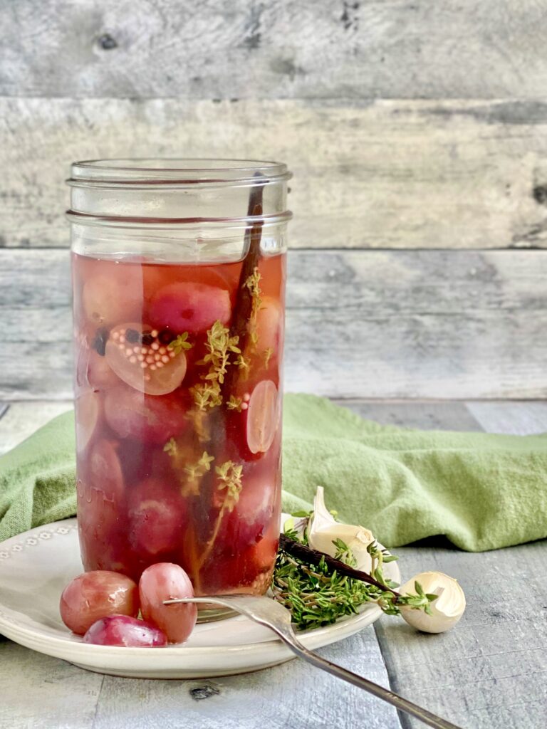 Pickled Grapes by Back Porch Paleo - FoodSocial