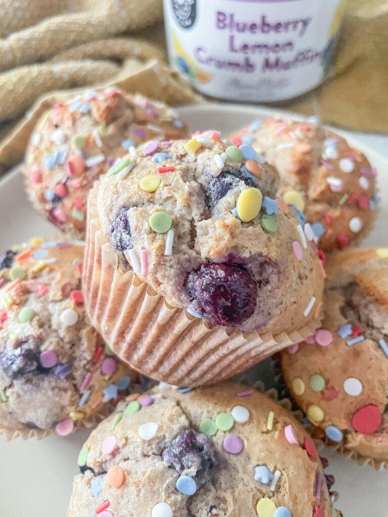 Blueberry Lemon Cake Muffins by Marissaswholelife - FoodSocial