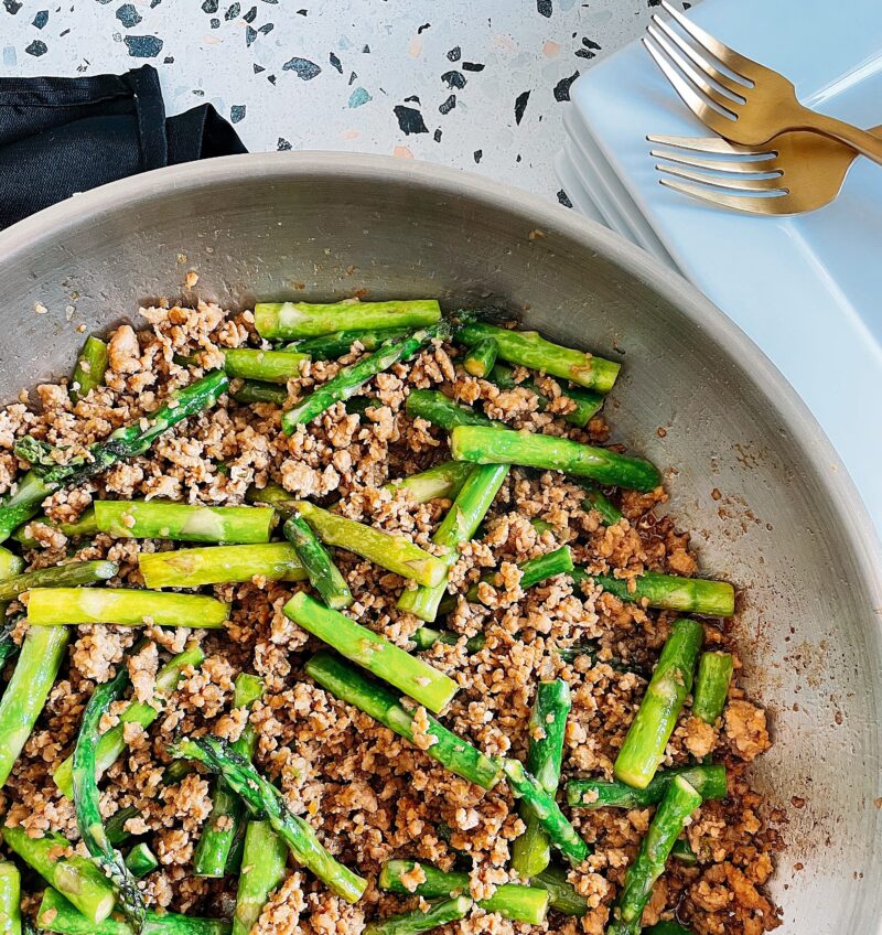 Spicy Pork & Asparagus by Spoons N Spices - FoodSocial