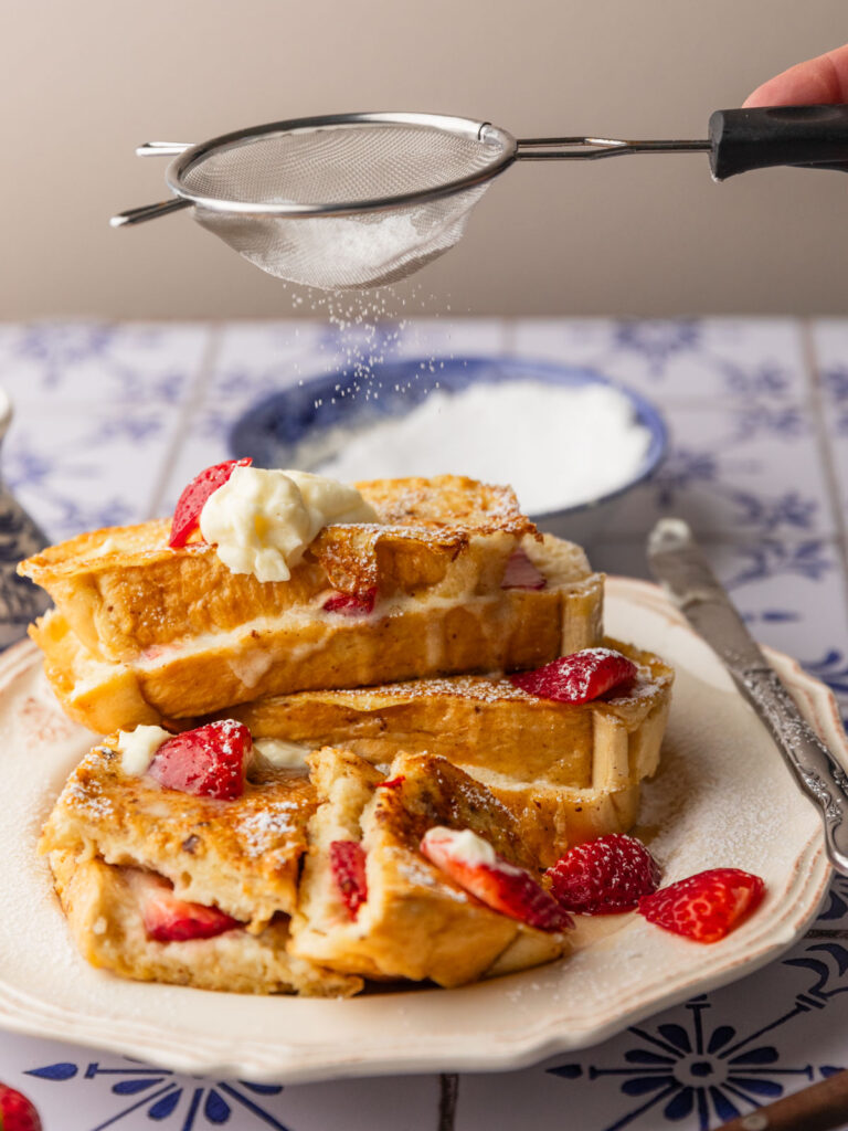 Mascarpone Stuffed French Toast by scarlatifamilykitchen - FoodSocial