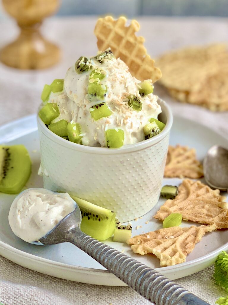 frozen vanilla bean yogurt by Back Porch Paleo - FoodSocial