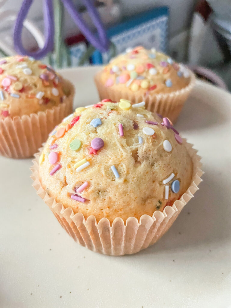 Birthday Cake Muffins by Marissaswholelife - FoodSocial