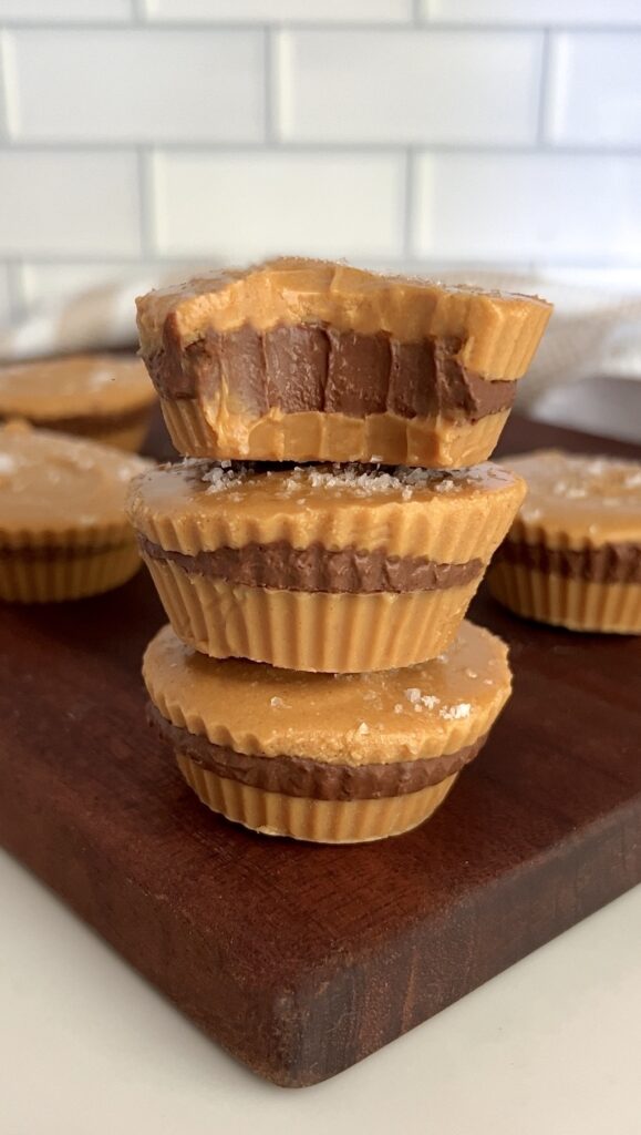 Chocolate PB fudge cups by colleenshealthylife - FoodSocial