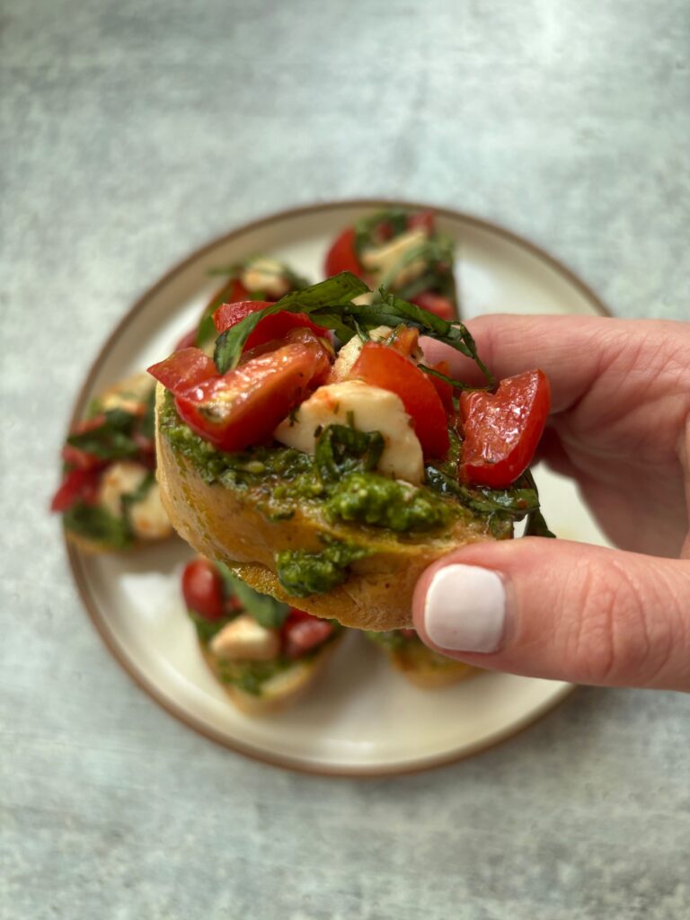 Caprese Pesto Baguettes by allisappetite - FoodSocial