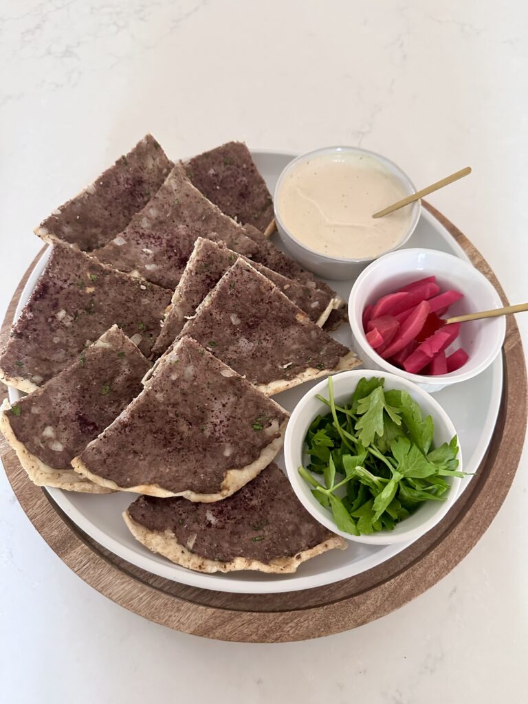 Beef Kufta Open-Face Pita by Simplyhealthymama - FoodSocial