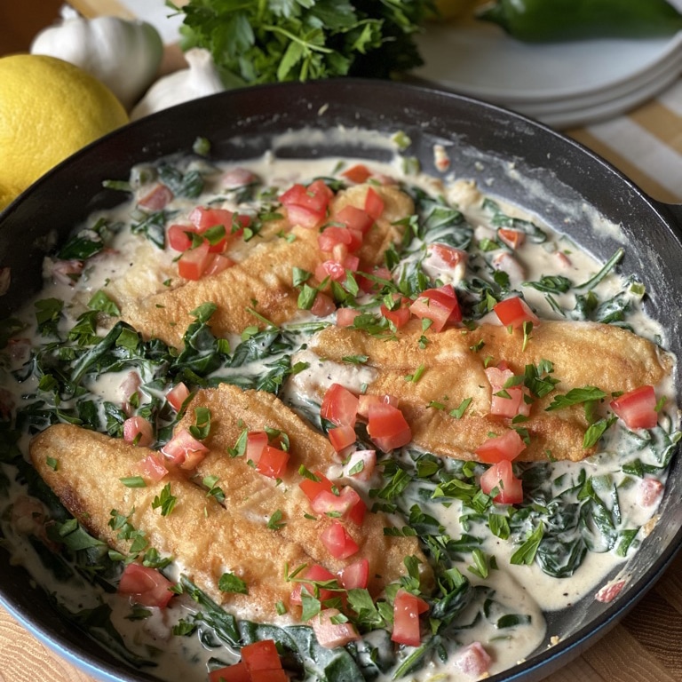 Jalapeño Garlic Tilapia by Reed Dunn - FoodSocial