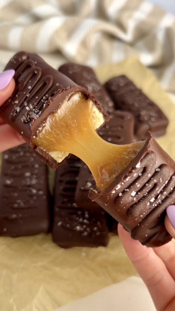 Protein Twix Bars by colleenshealthylife - FoodSocial