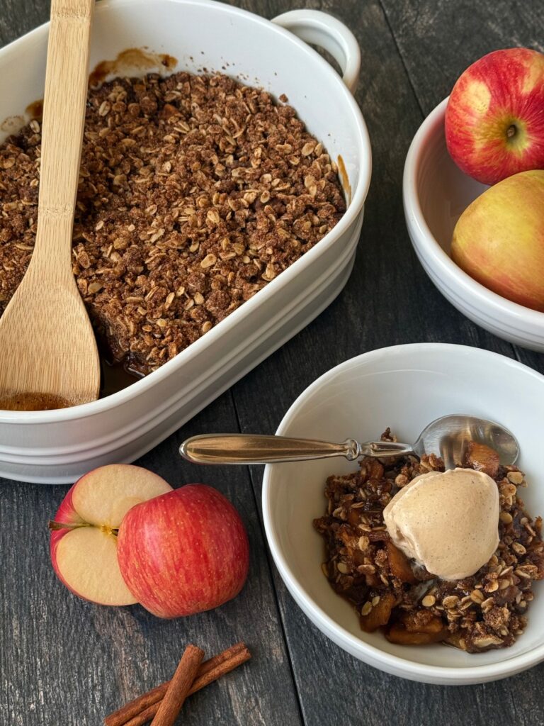 Apple Crisp With Maple Cinnamon Ice Cream By Readyprepheal Foodsocial