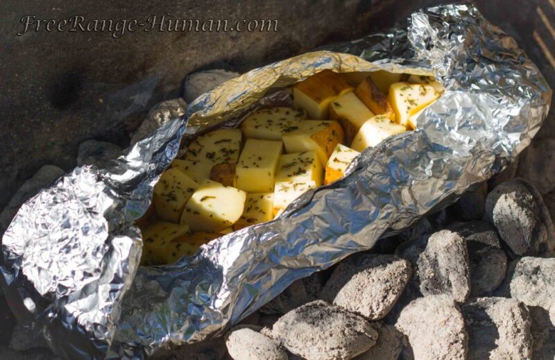 Fire Roasted Sweet Potatoes by Pastured Kitchen - FoodSocial