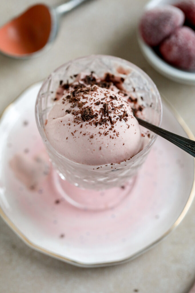 Strawberry Frozen Yogurt (Ninja Creami) by Jessi's Kitchen - FoodSocial