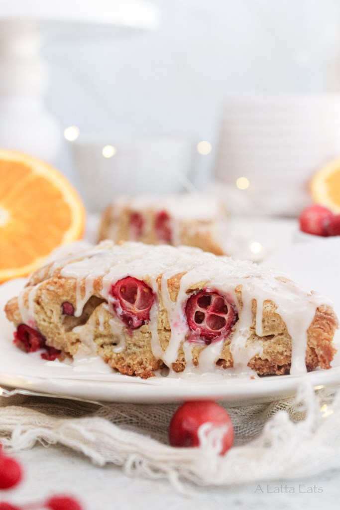Cranberry Orange Scones (Gluten-Free & Dairy-Free) by Katie | A Latta ...