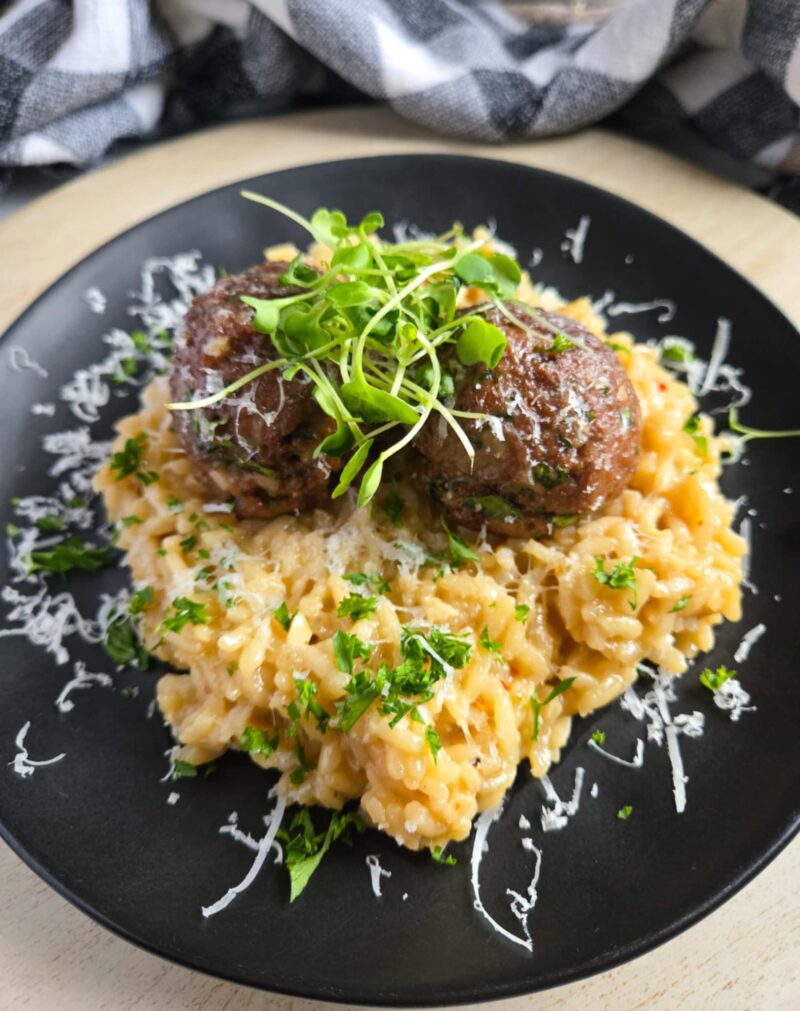 Meatball Risotto by the_happy_veg - FoodSocial