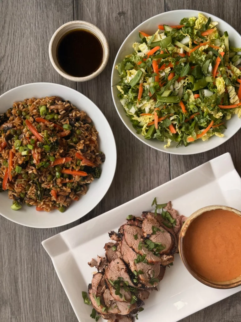 Grilled Asian Pork Tenderloin & Honey Sriracha Aioli by Readyprepheal ...