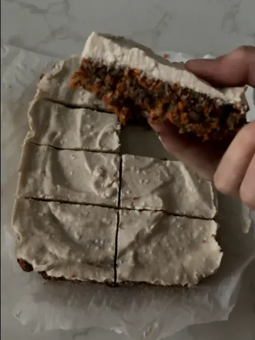 Hormone Healthy No Bake Carrot Cake Bars by ...