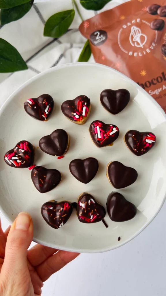 Mini Heart Peanut Butter Cups by hollysbestlife - FoodSocial