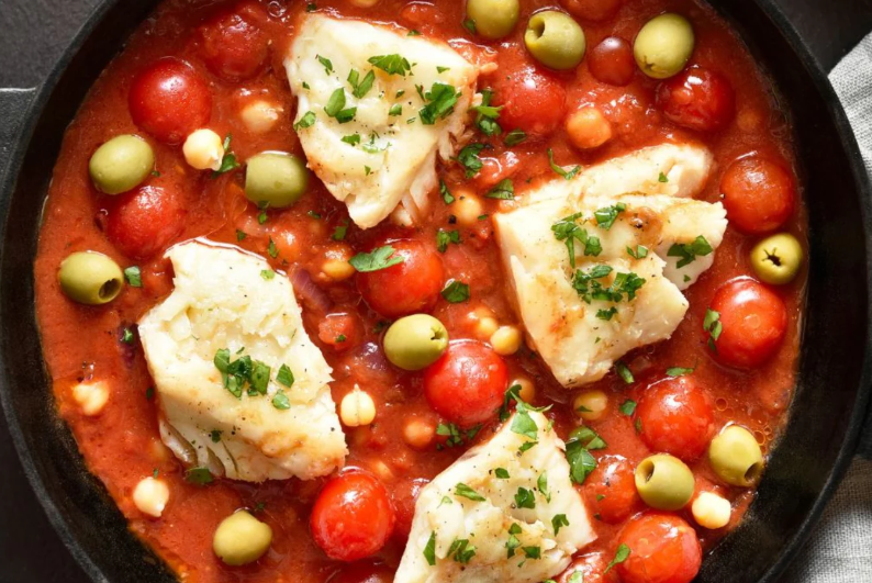 Spanish Baked Cod in Sturdy Marinara Sauce by sturdysauce - FoodSocial