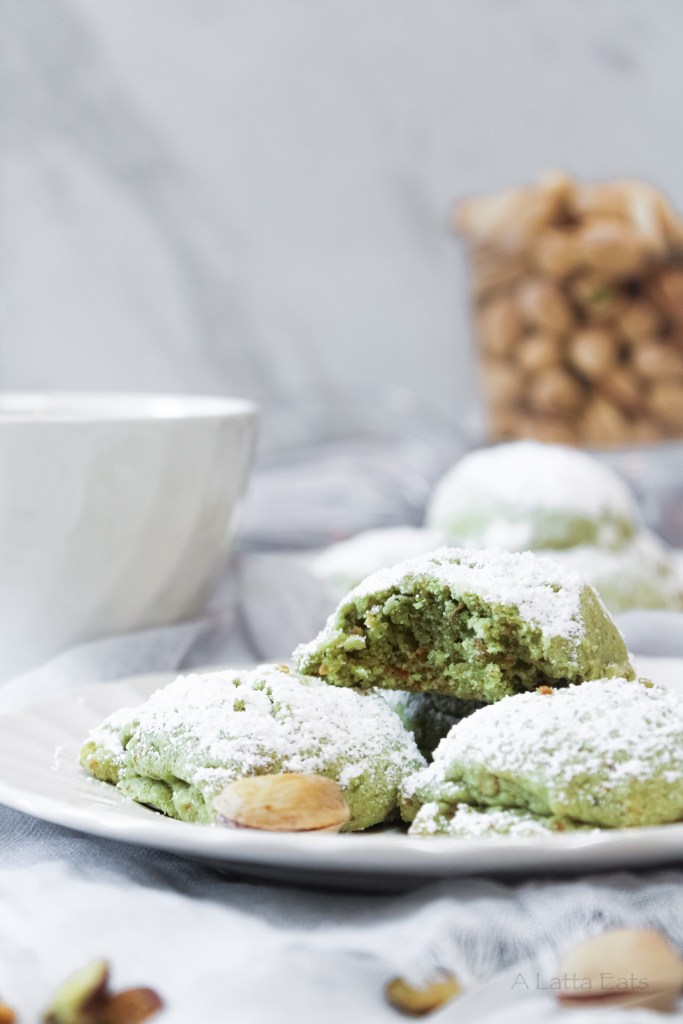 Gluten-Free Dairy-Free Pistachio Snowball Cookies by Katie | A Latta ...