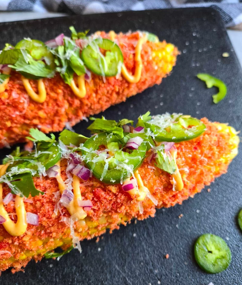 Hot Cheetos Elotes by the_happy_veg - FoodSocial