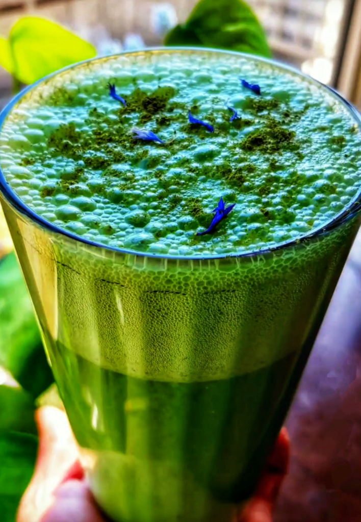 Healthy Shamrock Shake (Vegan) by Masala Paleo - FoodSocial