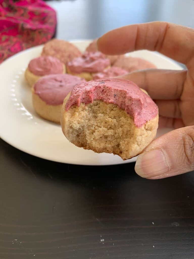 Shortbread Cookies with Pink Frosting (Paleo, AIP) by Cook2Nourish ...