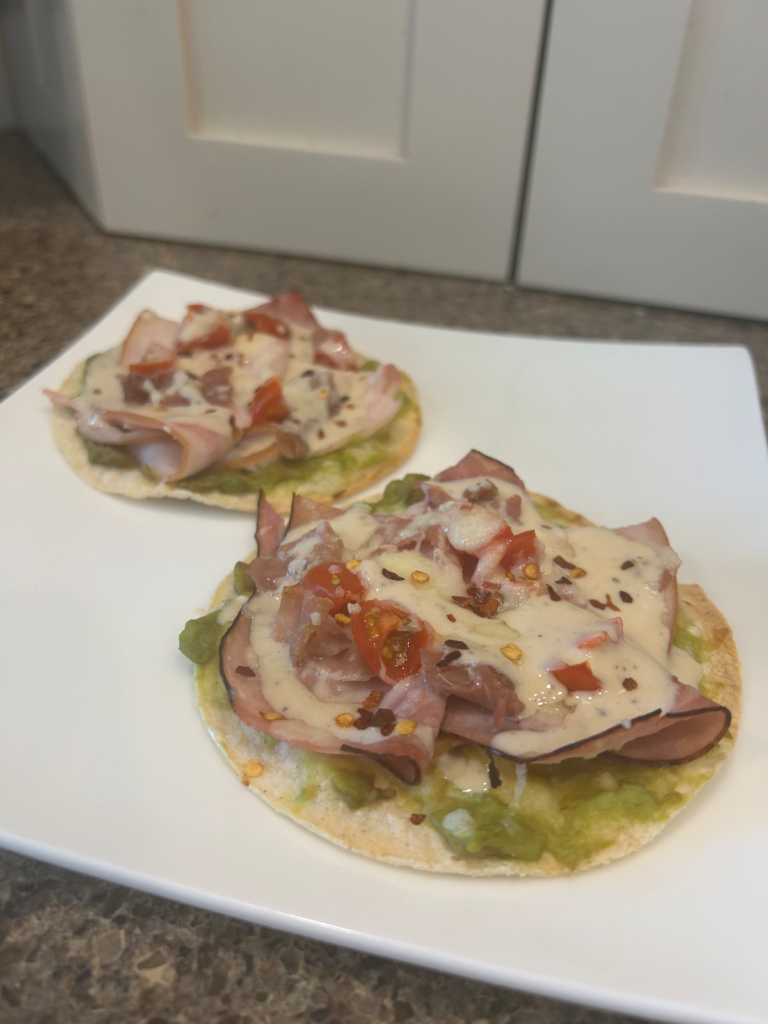 california club tostadas by ericatangeman - FoodSocial