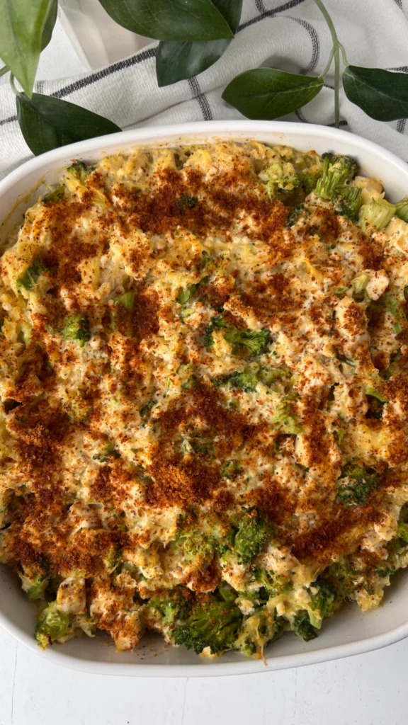 Cheesy Broccoli Spaghetti Squash Bake (High-Protein, Vegan) by ...