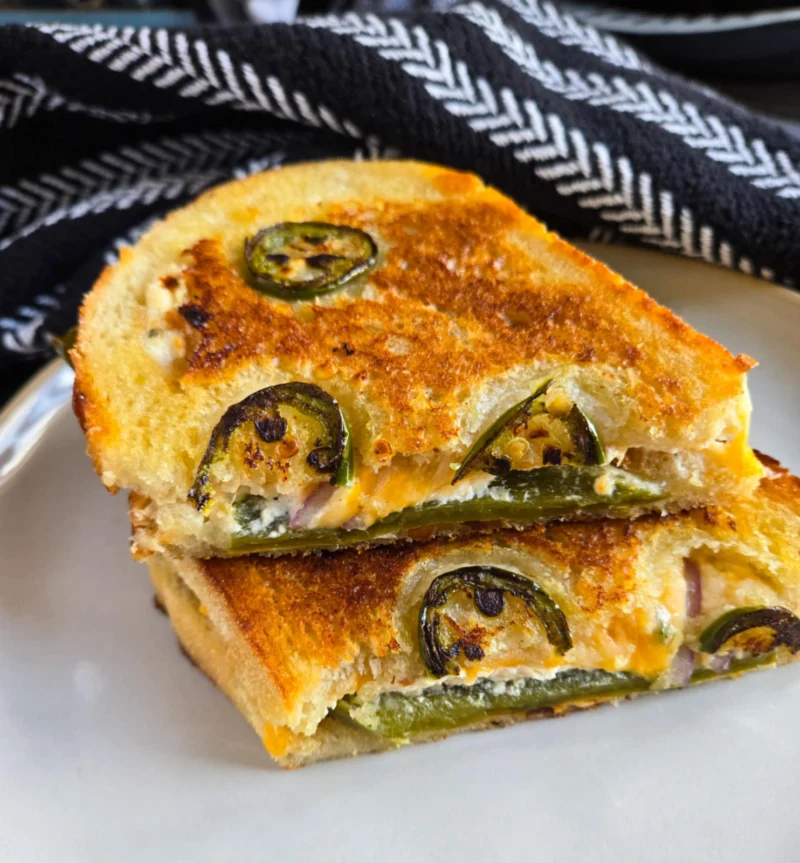 Jalapeno Popper Grilled Cheese by the_happy_veg - FoodSocial
